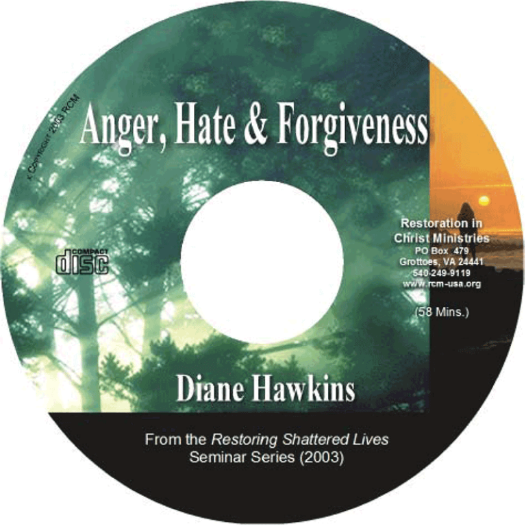 Anger, Hate, and Forgiveness | Restoration In Christ Ministries
